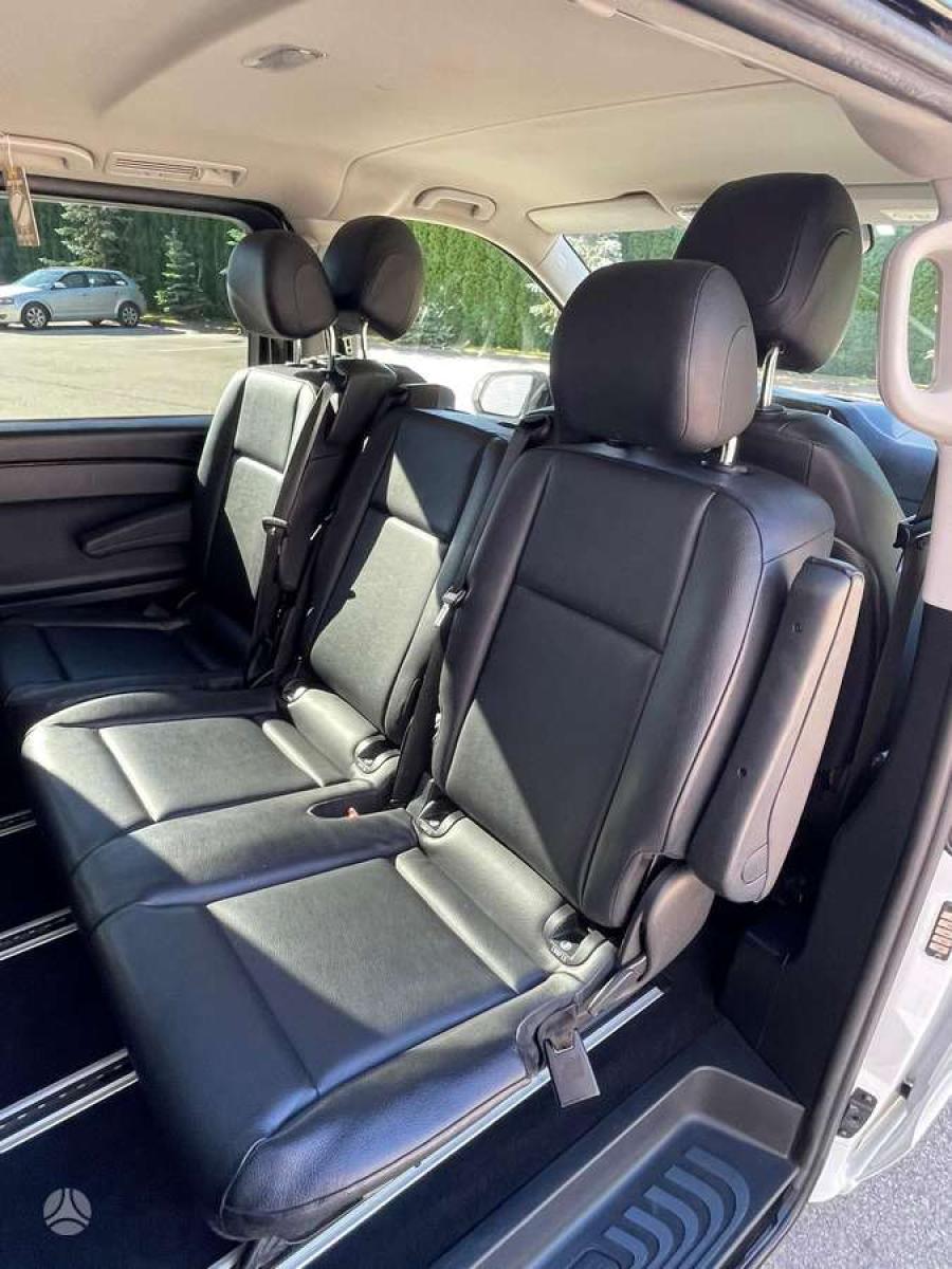 White Mercedes-Benz Vito 2020 in Klaipeda, with an engine capacity of 1.95 L and mileage of 410 thousand km for 12500 €, photo 13 on AUTOMOTO.COM.LV