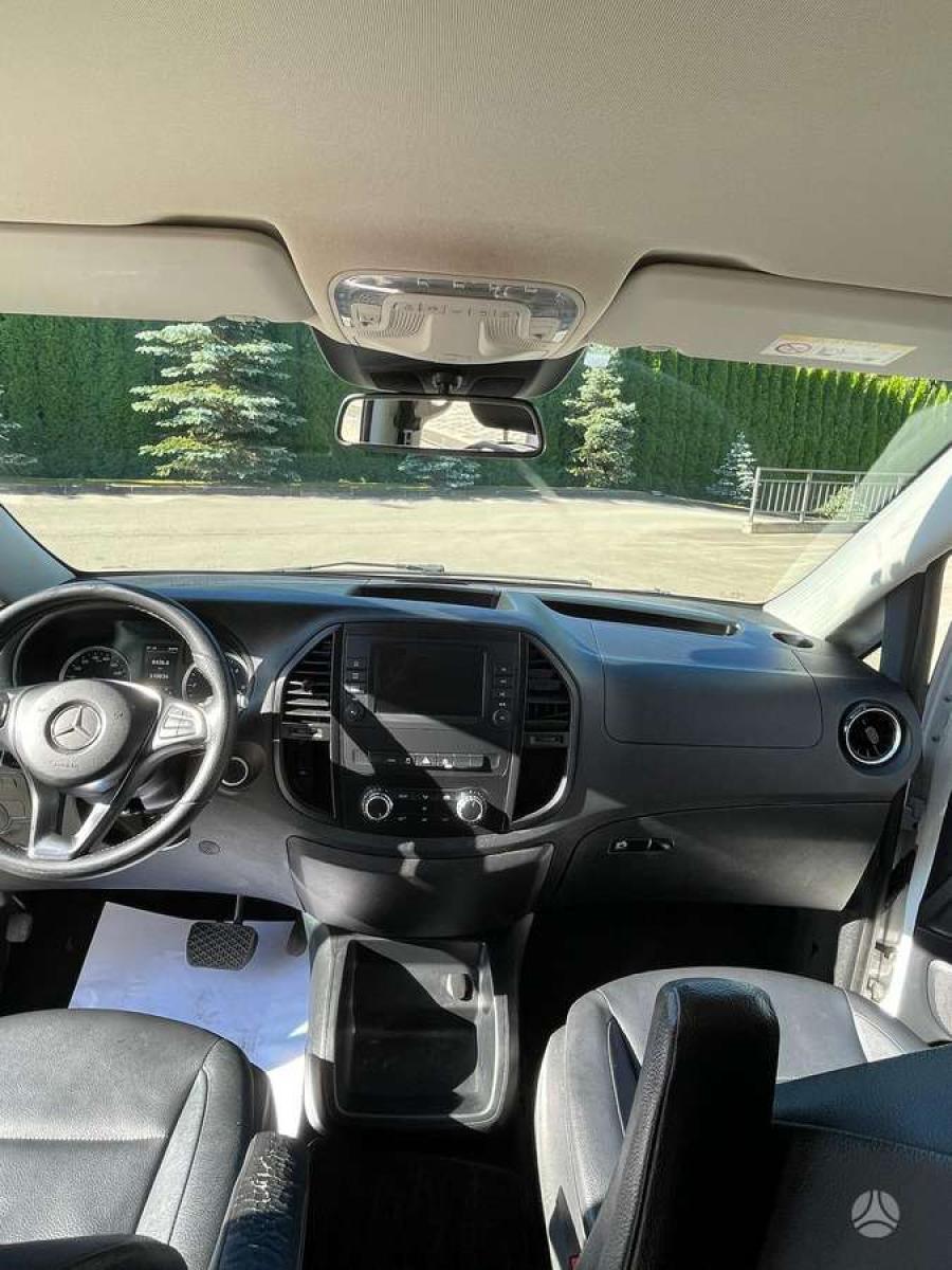 White Mercedes-Benz Vito 2020 in Klaipeda, with an engine capacity of 1.95 L and mileage of 410 thousand km for 12600 €, photo 16 on AUTOMOTO.COM.LV