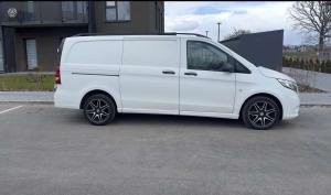 White Mercedes-Benz Vito 2021 in Kaunas, with an engine capacity of 2.00 L and mileage of 190 thousand km for 15000 €, photo 6 on AUTOMOTO.COM.LV
