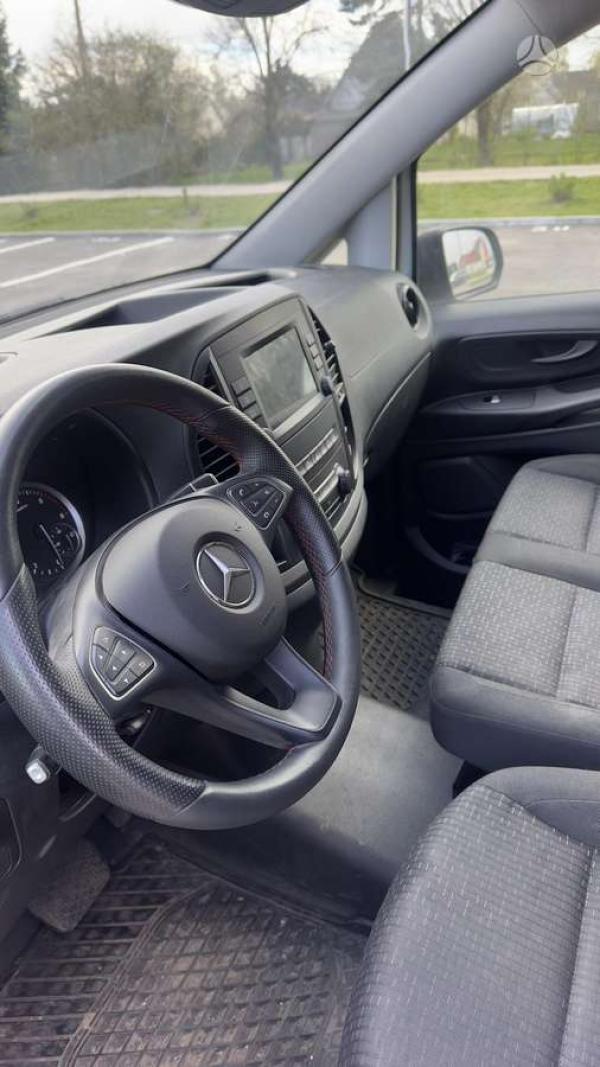 White Mercedes-Benz Vito 2021 in Kaunas, with an engine capacity of 2.00 L and mileage of 190 thousand km for 15000 €, photo 6 on AUTOMOTO.COM.LV