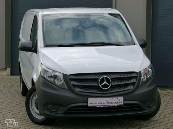 White Mercedes-Benz Vito 2022 in Kaunas, with an engine capacity of 2.00 L and mileage of 48 thousand km for 32171 €, photo 1 on AUTOMOTO.COM.LV