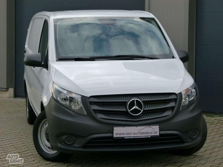 White Mercedes-Benz Vito 2022 in Kaunas, with an engine capacity of 2.00 L and mileage of 48 thousand km for 32171 €, photo 1 on AUTOMOTO.COM.LV
