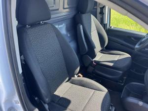 White Mercedes-Benz Vito 2022 in Panevezys, with an engine capacity of 1.95 L and mileage of 160 thousand km for 17500 €, photo 14 on AUTOMOTO.COM.LV