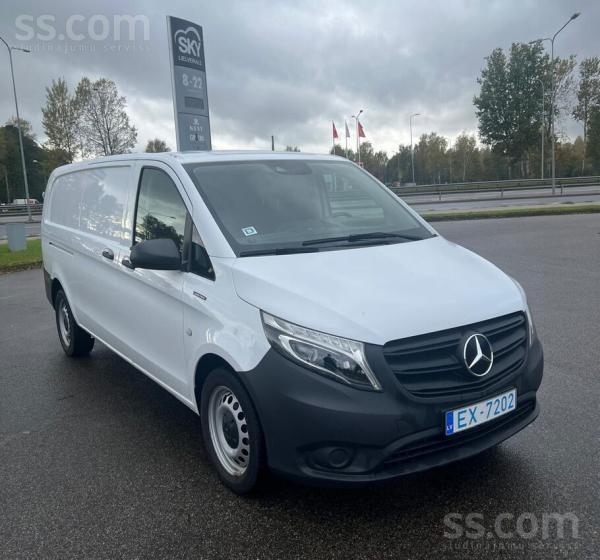 White Mercedes-Benz Vito 2023 in Riga, with an engine capacity of 1.60 L and mileage of 0 thousand km for 29403 €, photo 1 on AUTOMOTO.COM.LV