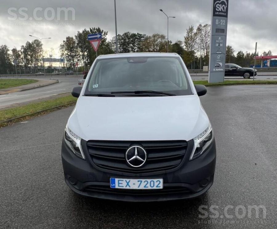 White Mercedes-Benz Vito 2023 in Riga, with an engine capacity of 1.60 L and mileage of 0 thousand km for 29403 €, photo 5 on AUTOMOTO.COM.LV