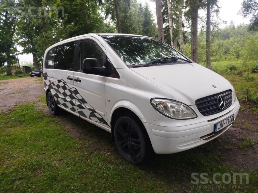 Белый Мерседес Вито 2004 в Тукумс, объемом двигателя 2.20 л и пробегом 365 тыс. км за 1500 €, фото 3 на AUTOMOTO.COM.LV