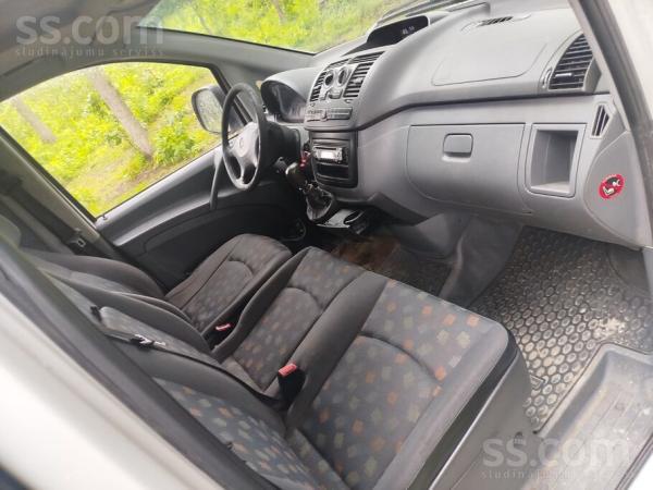 White Mercedes-Benz Vito 2004 in Tukums, with an engine capacity of 2.20 L and mileage of 365 thousand km for 1500 €, photo 7 on AUTOMOTO.COM.LV