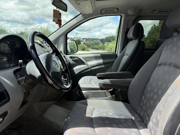 White Mercedes-Benz Vito 2004 in Jonava, with an engine capacity of 2.20 L and mileage of 321 thousand km for 2650 €, photo 8 on AUTOMOTO.COM.LV