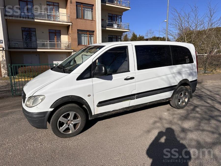 Balts Mercedes-Benz Vito 2005 Jūrmala, ar dzinēja tilpumu 2.20 L un nobraukumu 301 tūkst. km par 3000 €, foto 1 vietnē AUTOMOTO.COM.LV