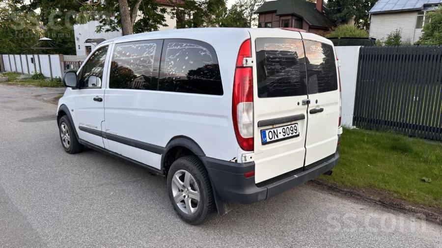 Balts Mercedes-Benz Vito 2005 Jūrmala, ar dzinēja tilpumu 2.20 L un nobraukumu 301 tūkst. km par 3000 €, foto 3 vietnē AUTOMOTO.COM.LV
