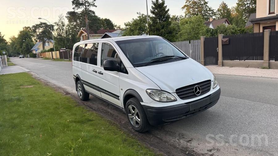 Balts Mercedes-Benz Vito 2005 Jūrmala, ar dzinēja tilpumu 2.20 L un nobraukumu 301 tūkst. km par 3000 €, foto 5 vietnē AUTOMOTO.COM.LV
