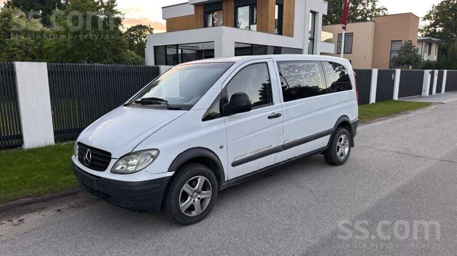 Balts Mercedes-Benz Vito 2005 Jūrmala, ar dzinēja tilpumu 2.20 L un nobraukumu 301 tūkst. km par 3000 €, foto 12 vietnē AUTOMOTO.COM.LV