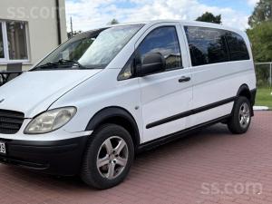 White Mercedes-Benz Vito 2005 in Riga, with an engine capacity of 2.20 L and mileage of 305 thousand km for 2300 €, photo 4 on AUTOMOTO.COM.LV