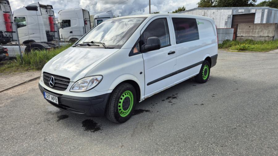 White Mercedes-Benz Vito 2005 in Tallinn, with an engine capacity of 2.10 L and mileage of 332 thousand km for 2350 €, photo 1 on AUTOMOTO.COM.LV