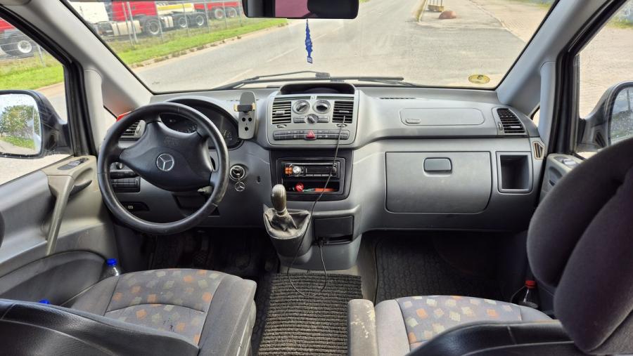 White Mercedes-Benz Vito 2005 in Tallinn, with an engine capacity of 2.10 L and mileage of 332 thousand km for 2350 €, photo 18 on AUTOMOTO.COM.LV