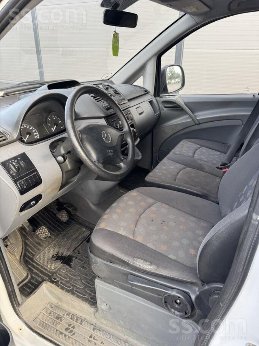 Balts Mercedes-Benz Vito 2006 Jelgava, ar dzinēja tilpumu 2.20 L un nobraukumu 267 tūkst. km par 4500 €, foto 12 vietnē AUTOMOTO.COM.LV