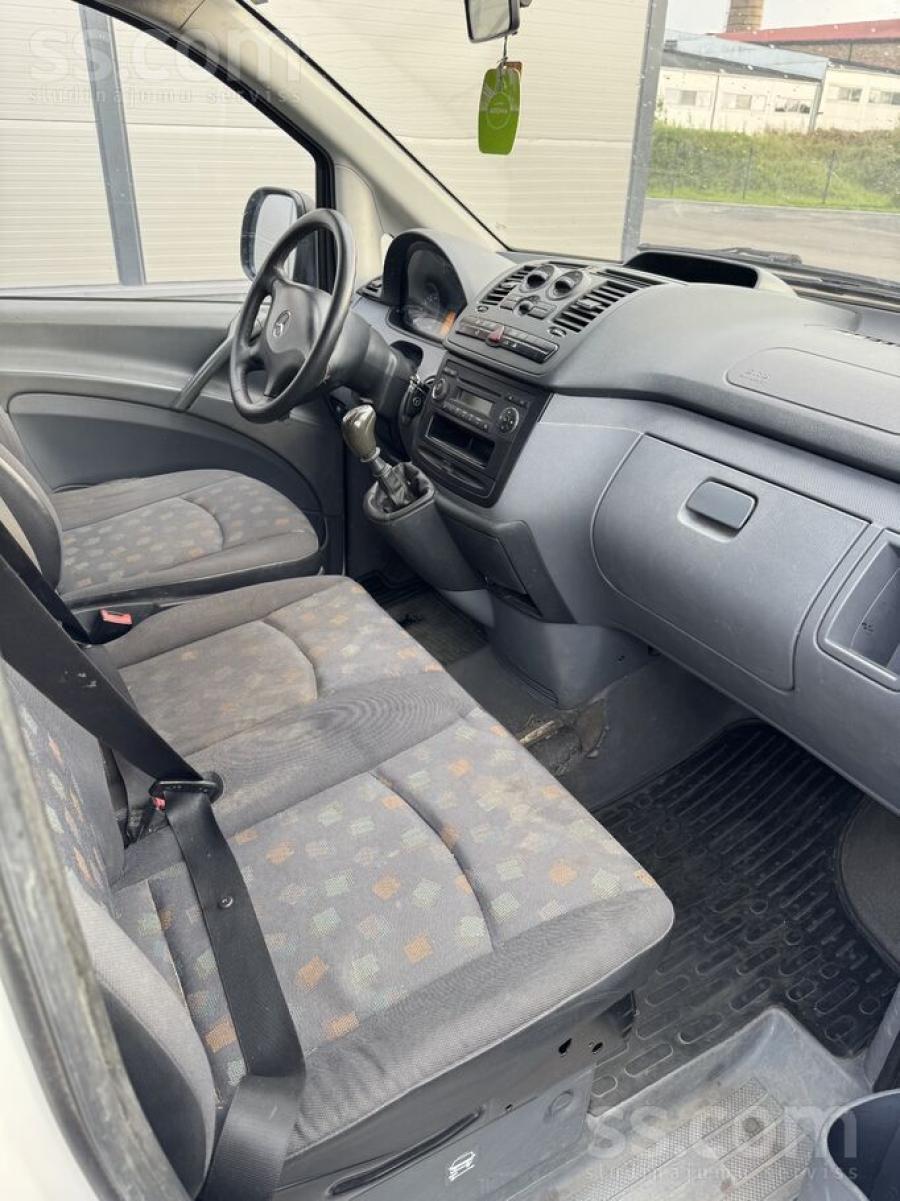 Balts Mercedes-Benz Vito 2006 Jelgava, ar dzinēja tilpumu 2.20 L un nobraukumu 267 tūkst. km par 4500 €, foto 13 vietnē AUTOMOTO.COM.LV