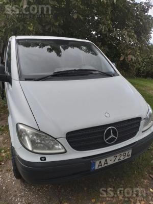 White Mercedes-Benz Vito 2006 in Liepaja, with an engine capacity of 2.20 L and mileage of 417 thousand km for 3100 €, photo  on AUTOMOTO.COM.LV
