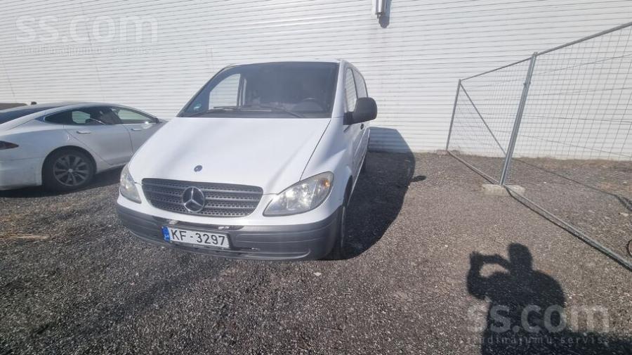 Balts Mercedes-Benz Vito 2007 Rīga, ar dzinēja tilpumu 2.20 L un nobraukumu 283 tūkst. km par 3800 €, foto 1 vietnē AUTOMOTO.COM.LV