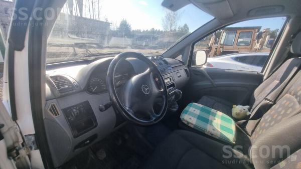 Balts Mercedes-Benz Vito 2007 Rīga, ar dzinēja tilpumu 2.20 L un nobraukumu 283 tūkst. km par 3800 €, foto 4 vietnē AUTOMOTO.COM.LV