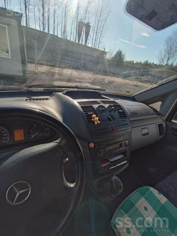 Balts Mercedes-Benz Vito 2007 Rīga, ar dzinēja tilpumu 2.20 L un nobraukumu 283 tūkst. km par 3800 €, foto 6 vietnē AUTOMOTO.COM.LV