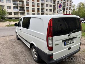 White Mercedes-Benz Vito 2008 in Riga, with an engine capacity of 2.20 L and mileage of 323 thousand km for 2500 €, photo 2 on AUTOMOTO.COM.LV