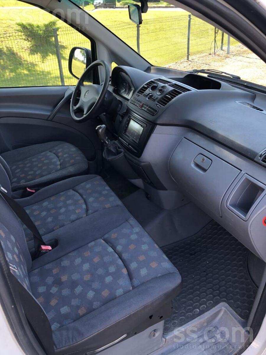 Balts Mercedes-Benz Vito 2009 Valmiera, ar dzinēja tilpumu 2.20 L un nobraukumu 0 tūkst. km par 5950 €, foto 6 vietnē AUTOMOTO.COM.LV