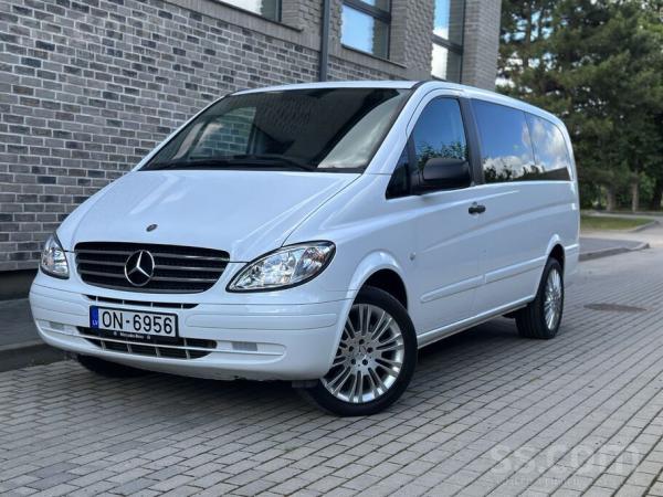 Белый Мерседес Вито 2009 в Тукумс, объемом двигателя 2.20 л и пробегом 245 тыс. км за 8990 €, фото 1 на AUTOMOTO.COM.LV