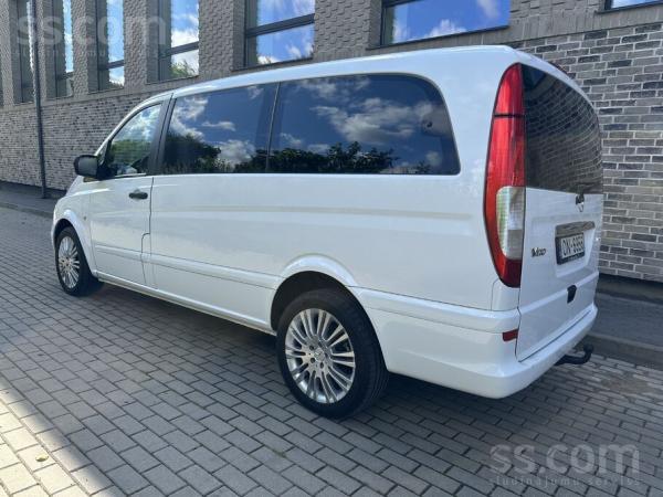 Белый Мерседес Вито 2009 в Тукумс, объемом двигателя 2.20 л и пробегом 245 тыс. км за 8990 €, фото 6 на AUTOMOTO.COM.LV