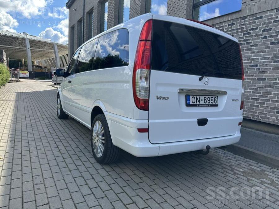 Белый Мерседес Вито 2009 в Тукумс, объемом двигателя 2.20 л и пробегом 245 тыс. км за 8990 €, фото 11 на AUTOMOTO.COM.LV