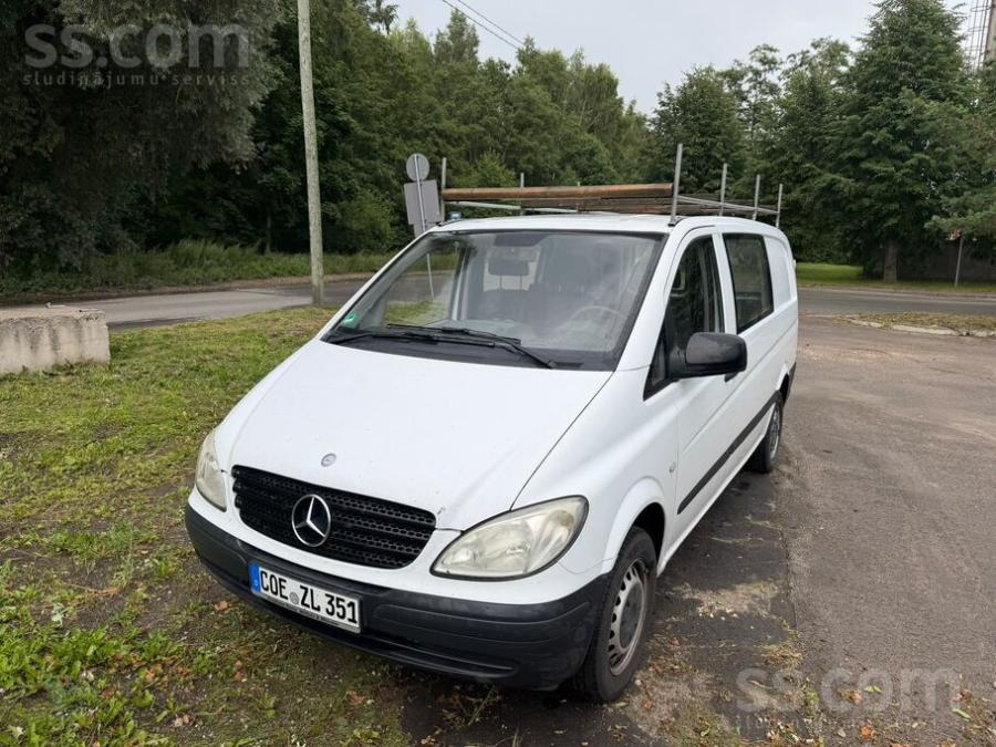 Balts Mercedes-Benz Vito 2009 Rīga, ar dzinēja tilpumu 2.10 L un nobraukumu 242 tūkst. km par 3500 €, foto 1 vietnē AUTOMOTO.COM.LV