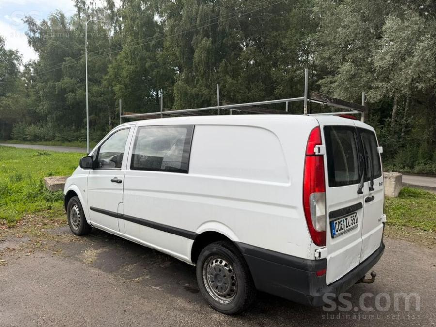 Balts Mercedes-Benz Vito 2009 Rīga, ar dzinēja tilpumu 2.10 L un nobraukumu 242 tūkst. km par 3500 €, foto 4 vietnē AUTOMOTO.COM.LV