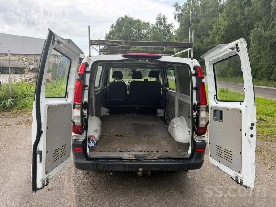 Balts Mercedes-Benz Vito 2009 Rīga, ar dzinēja tilpumu 2.10 L un nobraukumu 242 tūkst. km par 3500 €, foto 7 vietnē AUTOMOTO.COM.LV