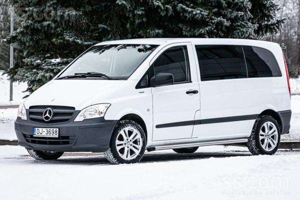 Balts Mercedes-Benz Vito 2010 Tukums, ar dzinēja tilpumu 2.20 L un nobraukumu 0 tūkst. km par 8990 €, foto 1 vietnē AUTOMOTO.COM.LV