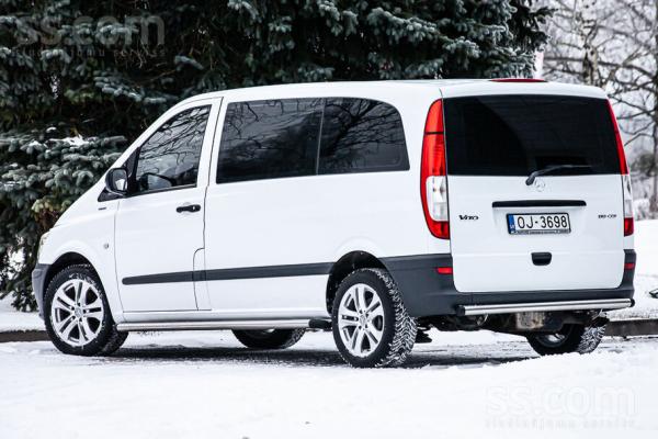 Balts Mercedes-Benz Vito 2010 Tukums, ar dzinēja tilpumu 2.20 L un nobraukumu 0 tūkst. km par 8990 €, foto 4 vietnē AUTOMOTO.COM.LV