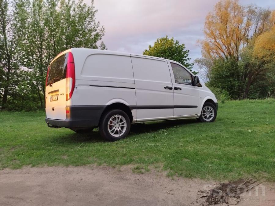 Balts Mercedes-Benz Vito 2010 Rīga, ar dzinēja tilpumu 2.20 L un nobraukumu 442 tūkst. km par 4000 €, foto 3 vietnē AUTOMOTO.COM.LV