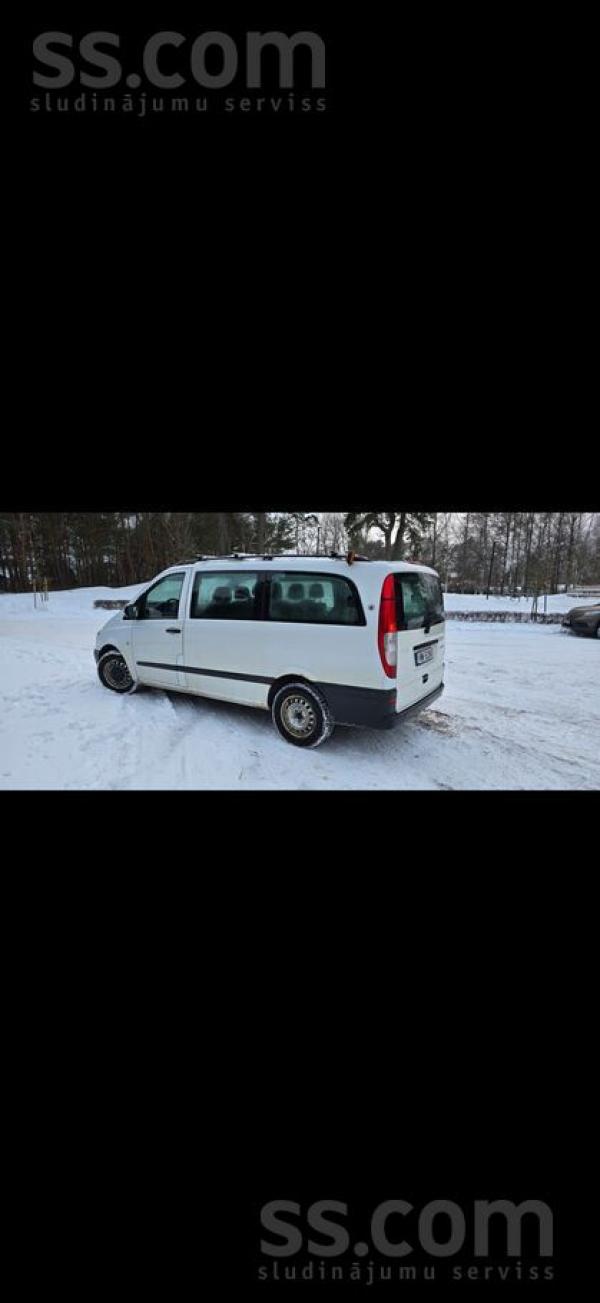 Balts Mercedes-Benz Vito 2010 Jūrmala, ar dzinēja tilpumu 2.20 L un nobraukumu 326 tūkst. km par 4700 €, foto 7 vietnē AUTOMOTO.COM.LV