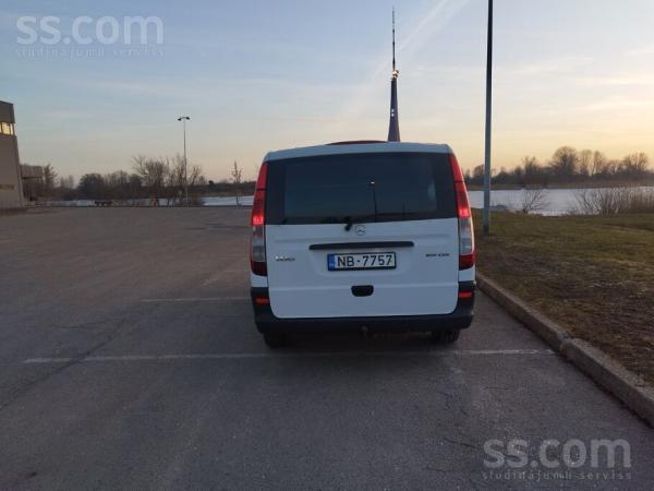Balts Mercedes-Benz Vito 2010 Rīga, ar dzinēja tilpumu 2.20 L un nobraukumu 439 tūkst. km par 4500 €, foto 2 vietnē AUTOMOTO.COM.LV