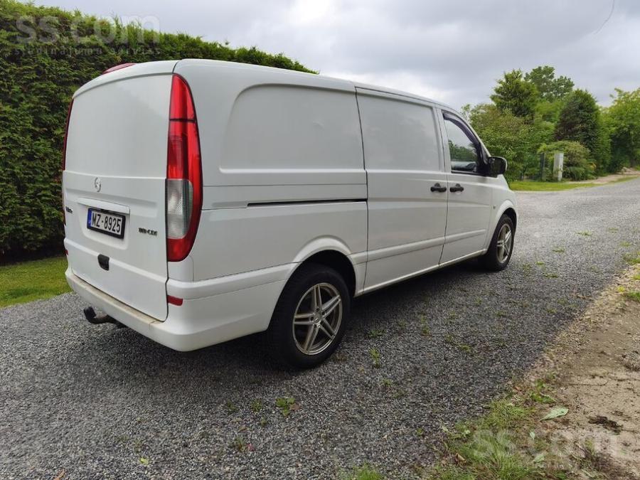 White Mercedes-Benz Vito 2011 in Riga, with an engine capacity of 2.20 L and mileage of 0 thousand km for 4500 €, photo 4 on AUTOMOTO.COM.LV