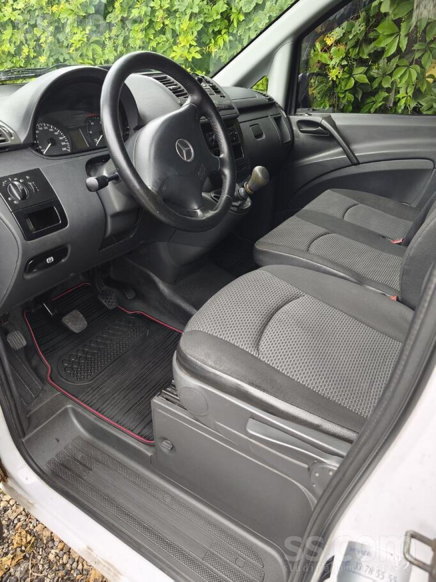 White Mercedes-Benz Vito 2011 in Riga, with an engine capacity of 2.20 L and mileage of 0 thousand km for 4500 €, photo 9 on AUTOMOTO.COM.LV