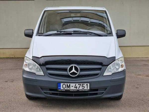 White Mercedes-Benz Vito 2011 in Ogre, with an engine capacity of 2.20 L and mileage of 257 thousand km for 5750 €, photo 2 on AUTOMOTO.COM.LV