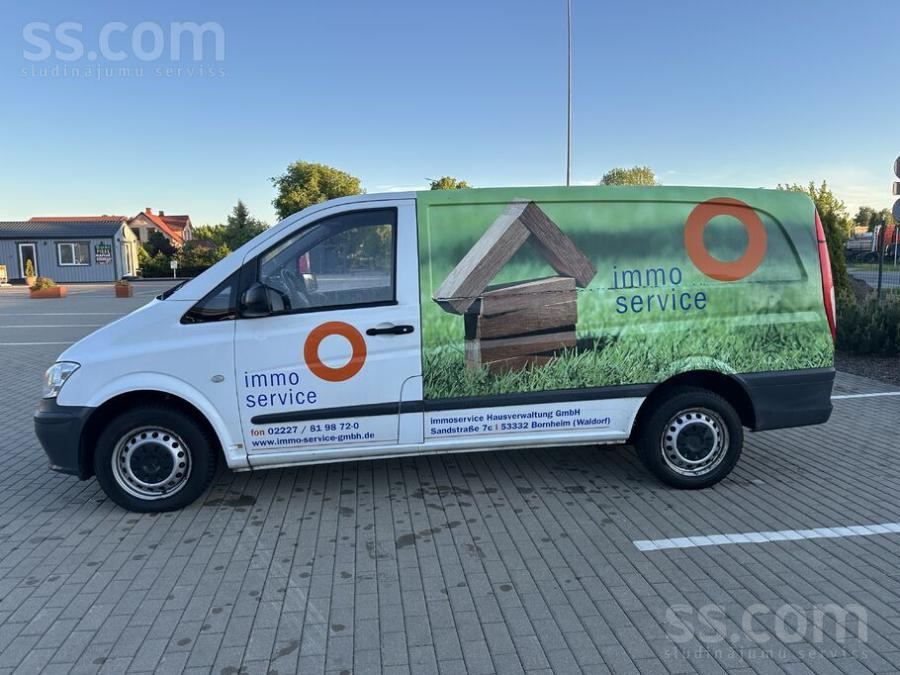 Balts Mercedes-Benz Vito 2011 Rīga, ar dzinēja tilpumu 2.20 L un nobraukumu 320 tūkst. km par 4500 €, foto 4 vietnē AUTOMOTO.COM.LV