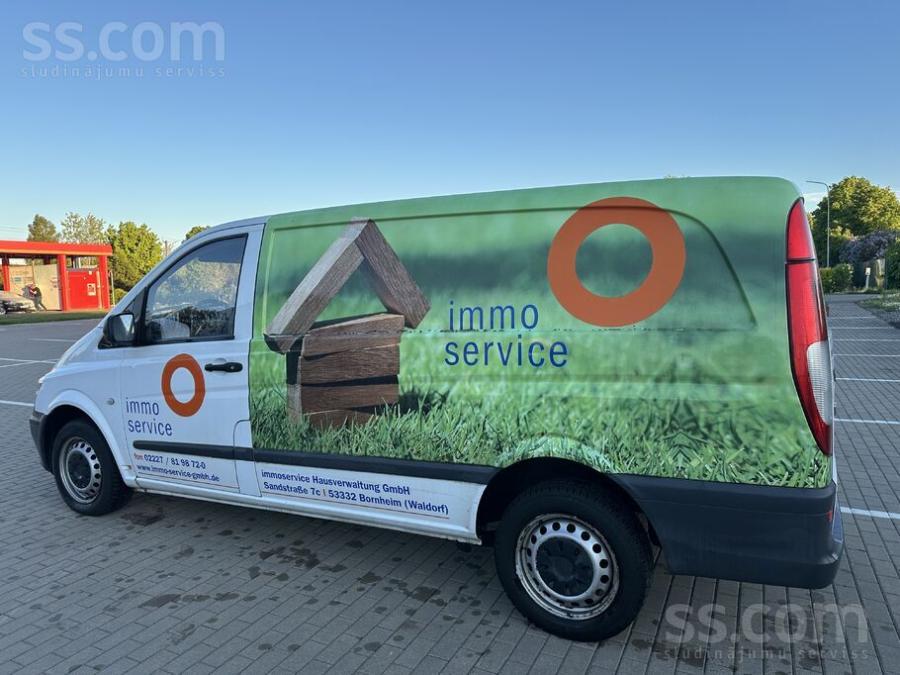 Balts Mercedes-Benz Vito 2011 Rīga, ar dzinēja tilpumu 2.20 L un nobraukumu 320 tūkst. km par 4500 €, foto 5 vietnē AUTOMOTO.COM.LV