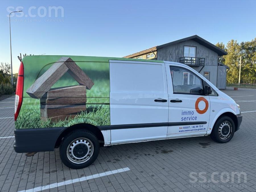 Balts Mercedes-Benz Vito 2011 Rīga, ar dzinēja tilpumu 2.20 L un nobraukumu 320 tūkst. km par 4500 €, foto 9 vietnē AUTOMOTO.COM.LV