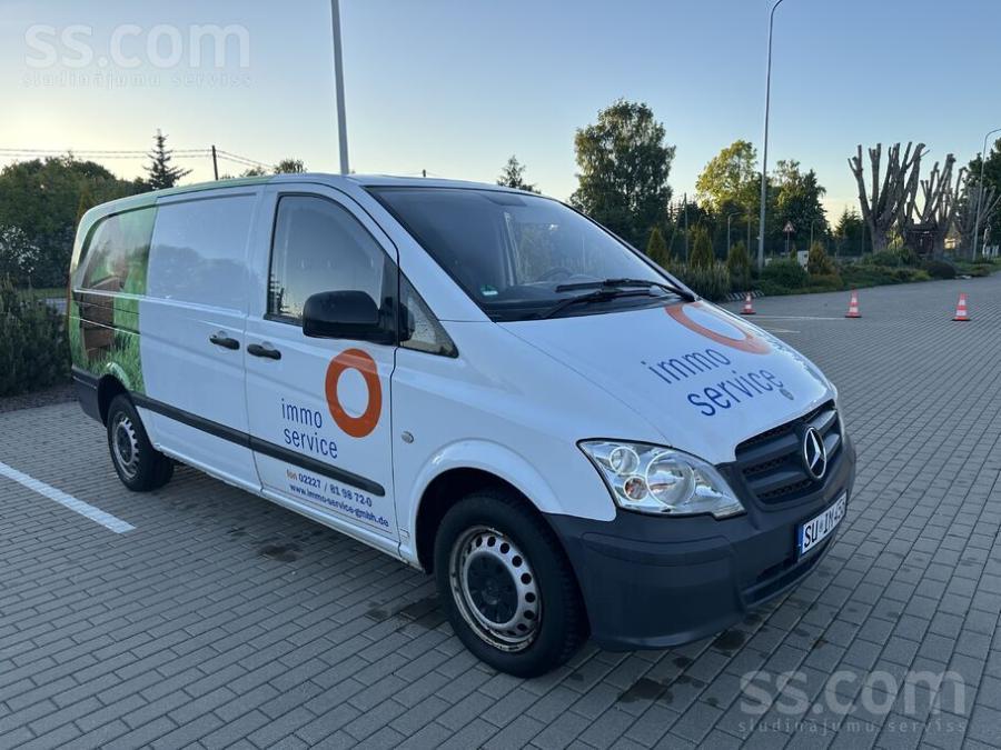 Balts Mercedes-Benz Vito 2011 Rīga, ar dzinēja tilpumu 2.20 L un nobraukumu 320 tūkst. km par 4500 €, foto 11 vietnē AUTOMOTO.COM.LV