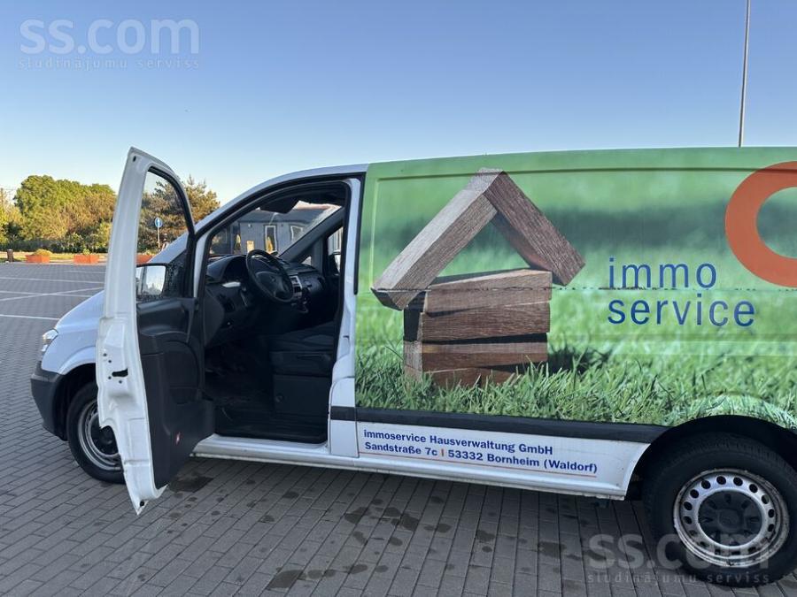 Balts Mercedes-Benz Vito 2011 Rīga, ar dzinēja tilpumu 2.20 L un nobraukumu 320 tūkst. km par 4500 €, foto 13 vietnē AUTOMOTO.COM.LV