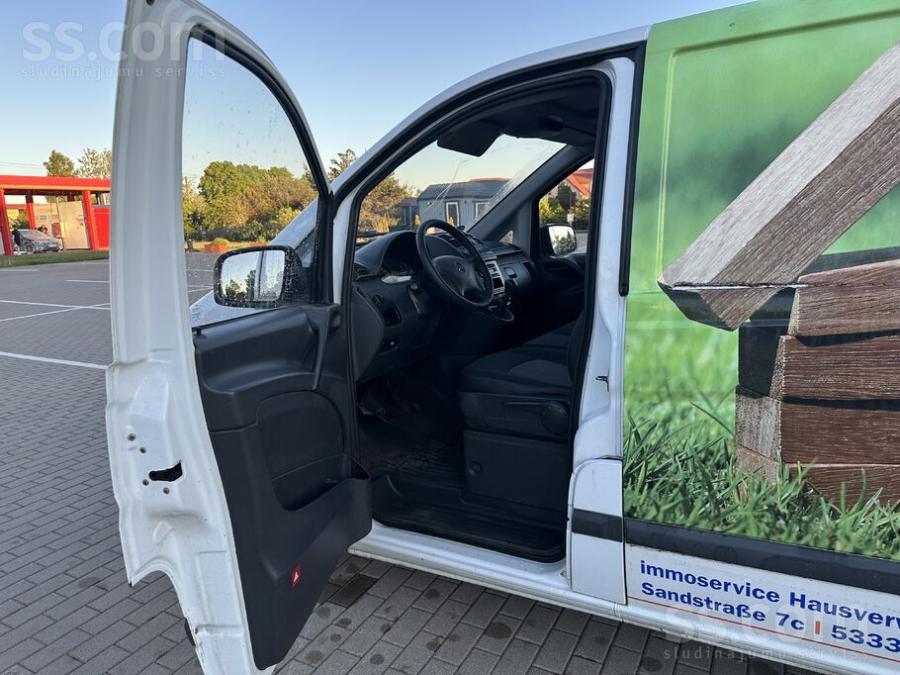 Balts Mercedes-Benz Vito 2011 Rīga, ar dzinēja tilpumu 2.20 L un nobraukumu 320 tūkst. km par 4500 €, foto 14 vietnē AUTOMOTO.COM.LV