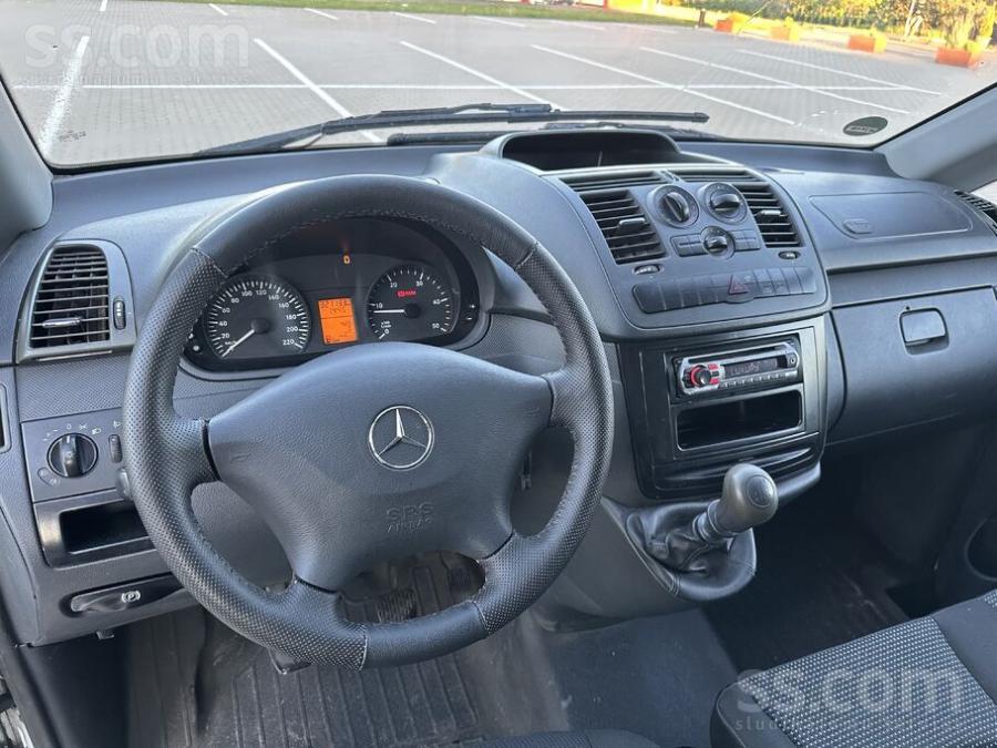 Balts Mercedes-Benz Vito 2011 Rīga, ar dzinēja tilpumu 2.20 L un nobraukumu 320 tūkst. km par 4500 €, foto 16 vietnē AUTOMOTO.COM.LV