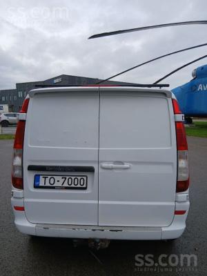 White Mercedes-Benz Vito 2011 in Riga, with an engine capacity of 2.20 L and mileage of 335 thousand km for 5000 €, photo 4 on AUTOMOTO.COM.LV