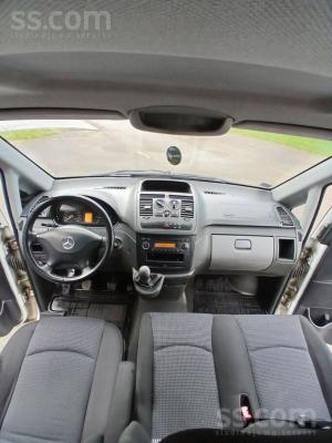 White Mercedes-Benz Vito 2011 in Riga, with an engine capacity of 2.20 L and mileage of 335 thousand km for 5000 €, photo 6 on AUTOMOTO.COM.LV